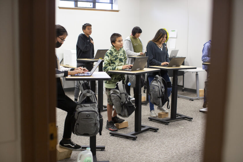 St Joseph s Students Take A Stand In New Classroom Set up St Joseph 
