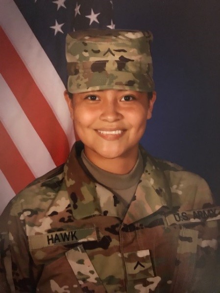 PFC Martina Hawk receives 2nd AAM Award – St. Joseph's Indian School