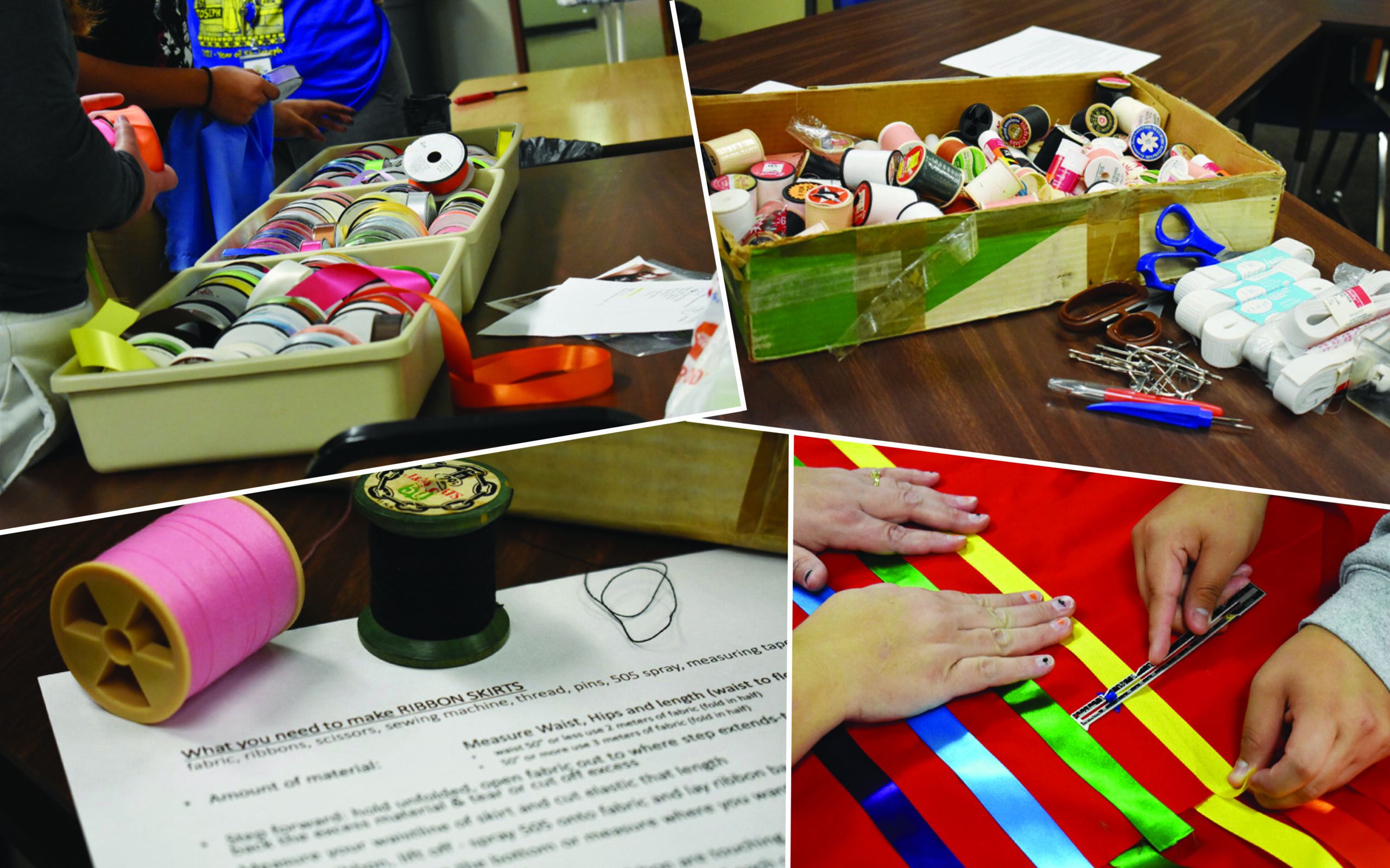 St. Joseph’s Indian School Gifts Female Students with Customized Ribbon ...