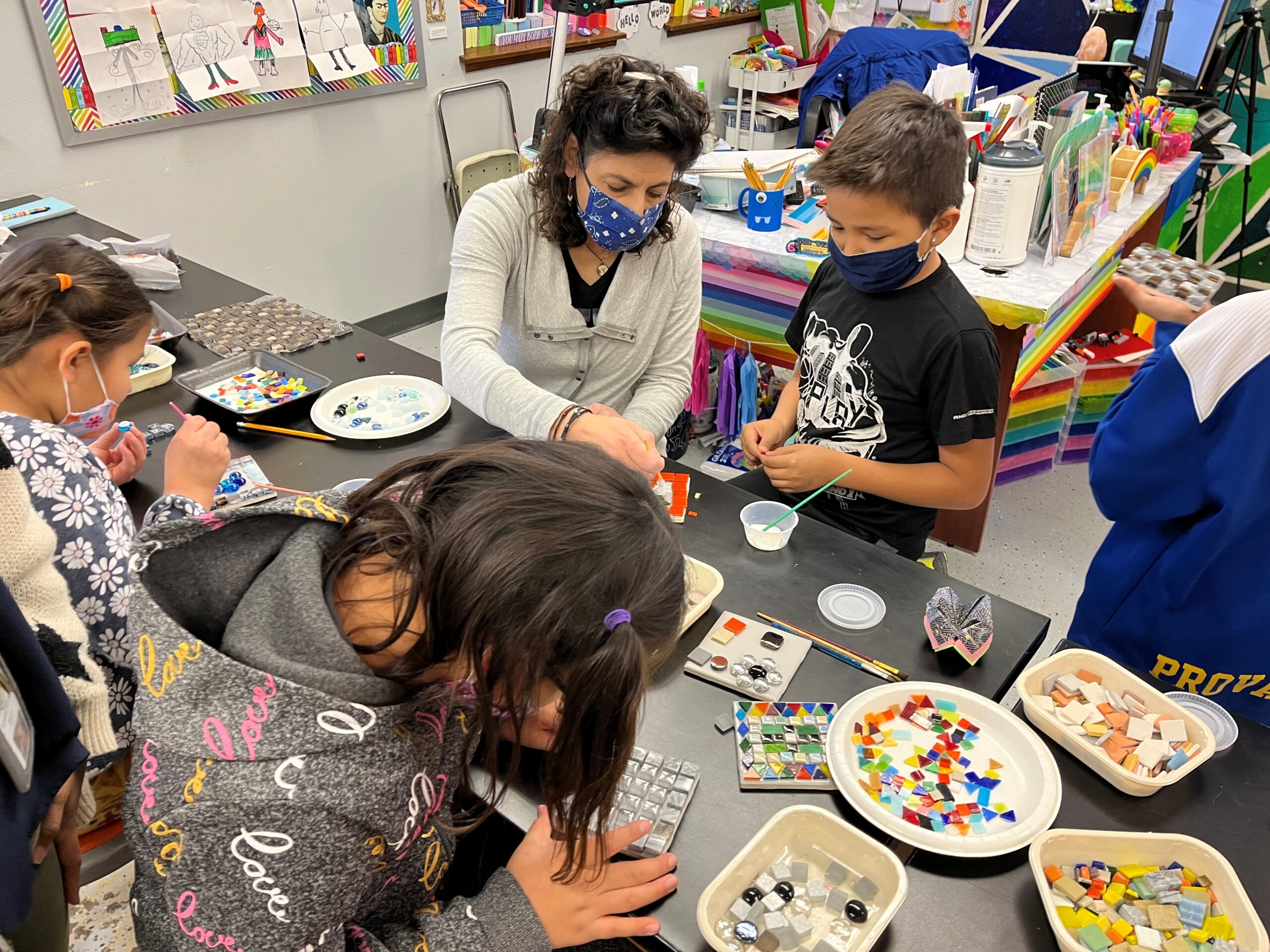 Artist Visits to Inspire Students through the Making of Mosaics – St ...